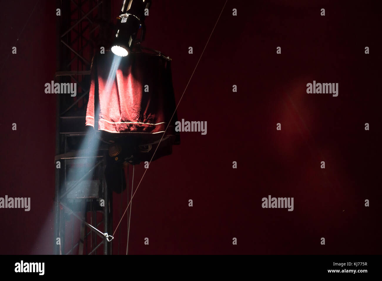 Theater lights in the circus Stock Photo - Alamy