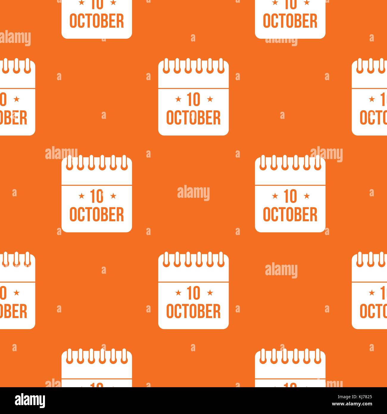 10 october calendar pattern seamless Stock Vector Image & Art - Alamy