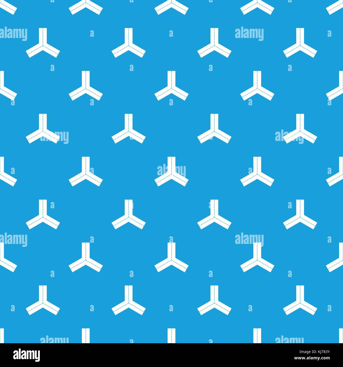 Three roads pattern seamless blue Stock Vector Image & Art - Alamy