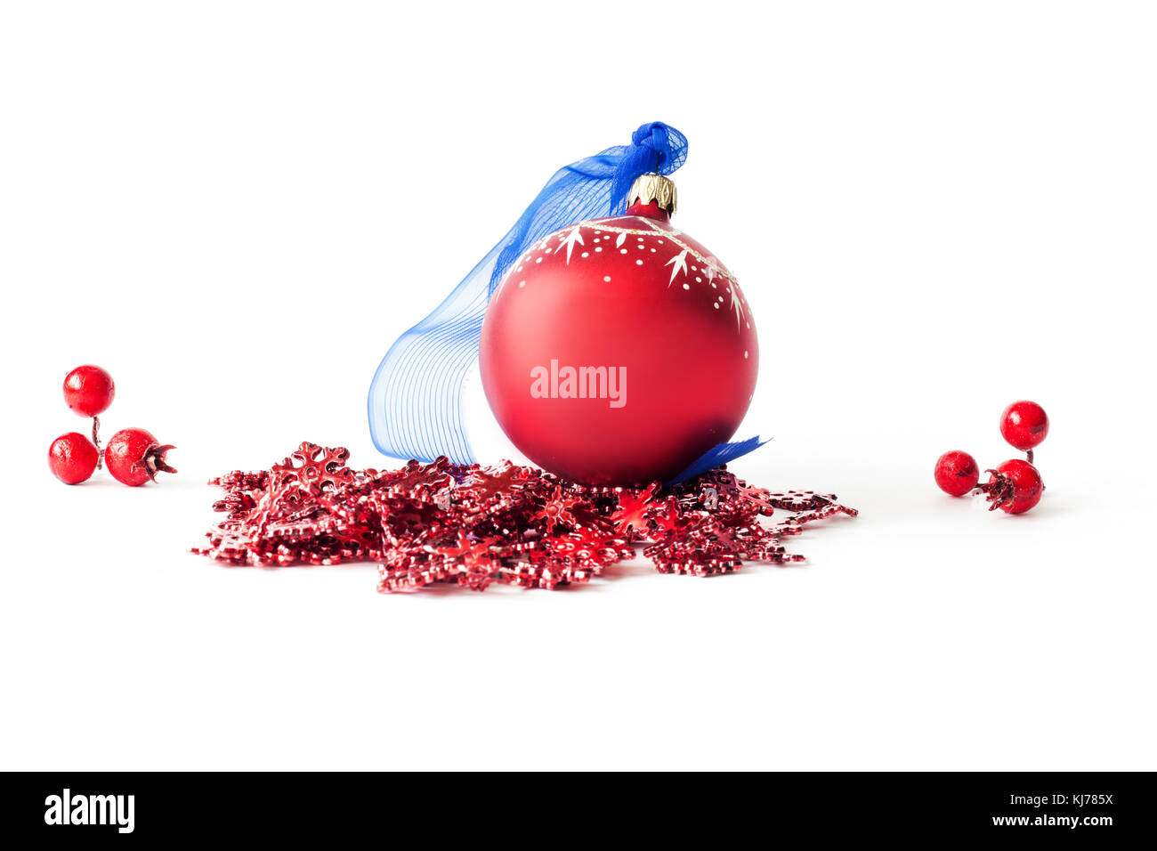 Blue bokeh on red Cut Out Stock Images & Pictures - Alamy