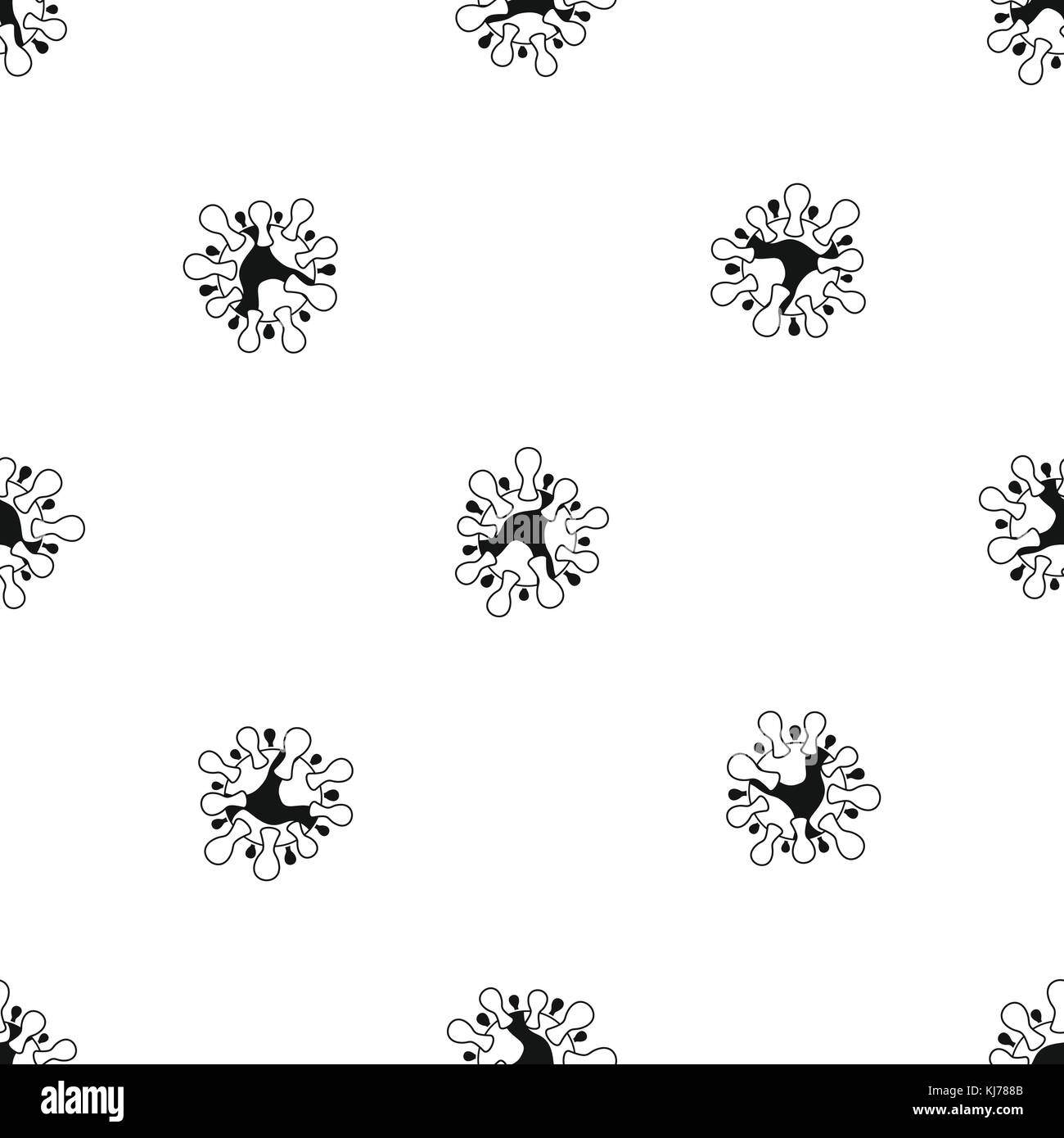 AIDS virus pattern seamless black Stock Vector Image & Art - Alamy
