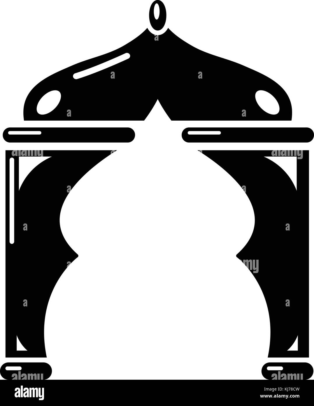 Archway turkey icon, simple black style Stock Vector Image & Art - Alamy