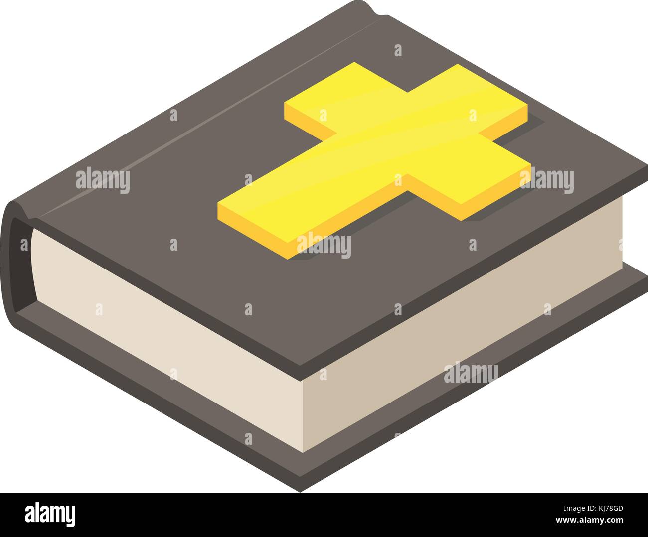 3d illustration bible cross Stock Vector Images - Alamy