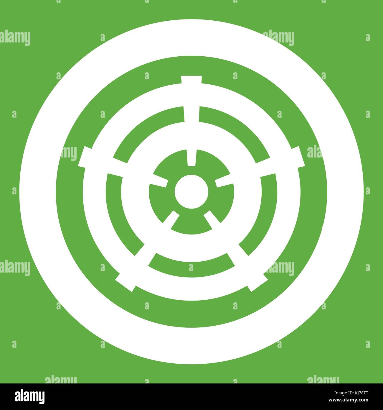 Car wheel icon green Stock Vector Image & Art - Alamy