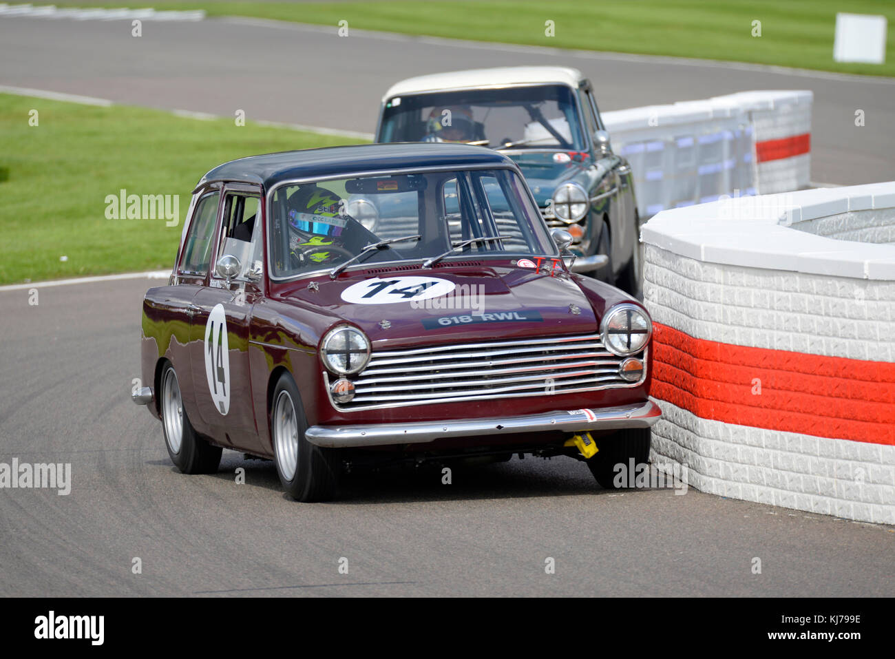 1959 Austin A40 driven by Rob Huff owned by Richard Meins racing in St ...