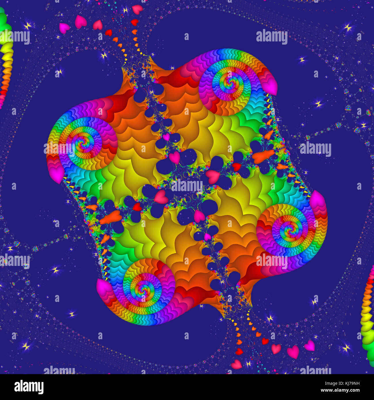 Rainbow Fractal High Resolution Stock Photography and Images - Alamy
