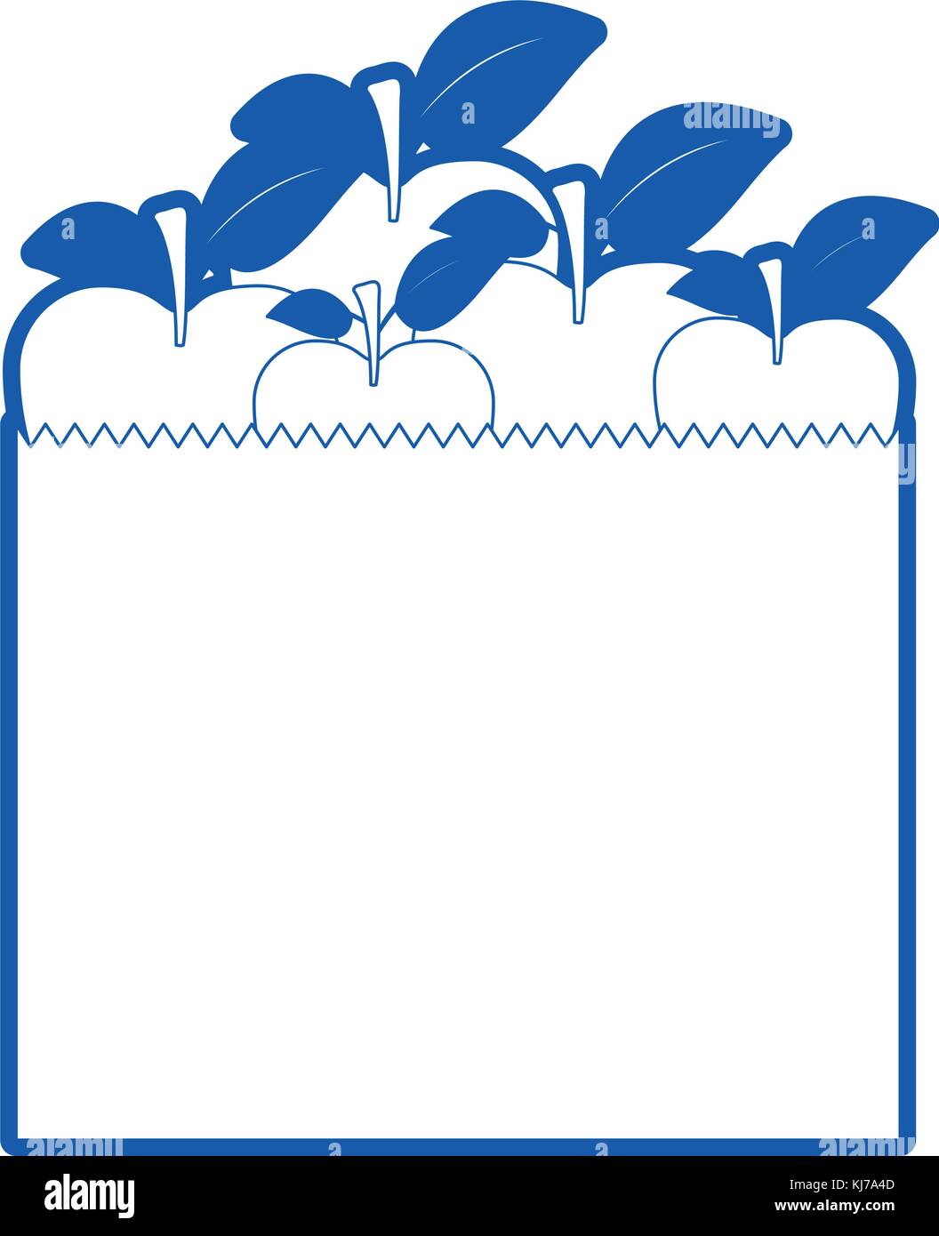 Snack in bag apple Stock Vector Images - Alamy