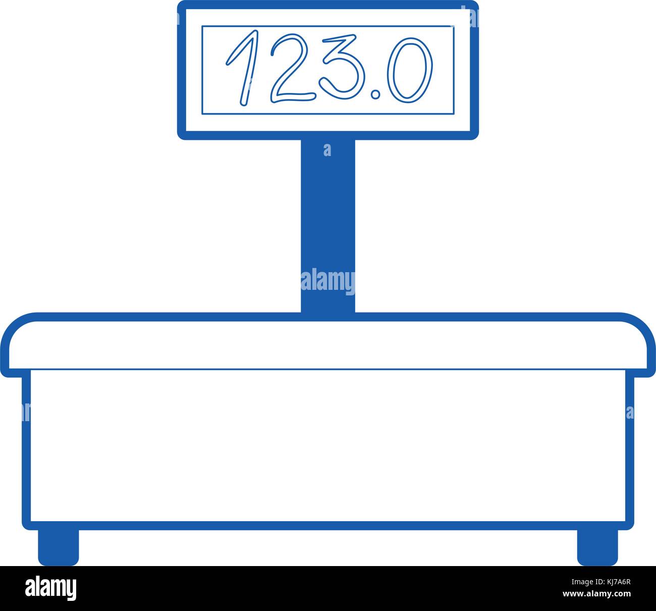 Precision weighing scale Stock Vector Images - Alamy