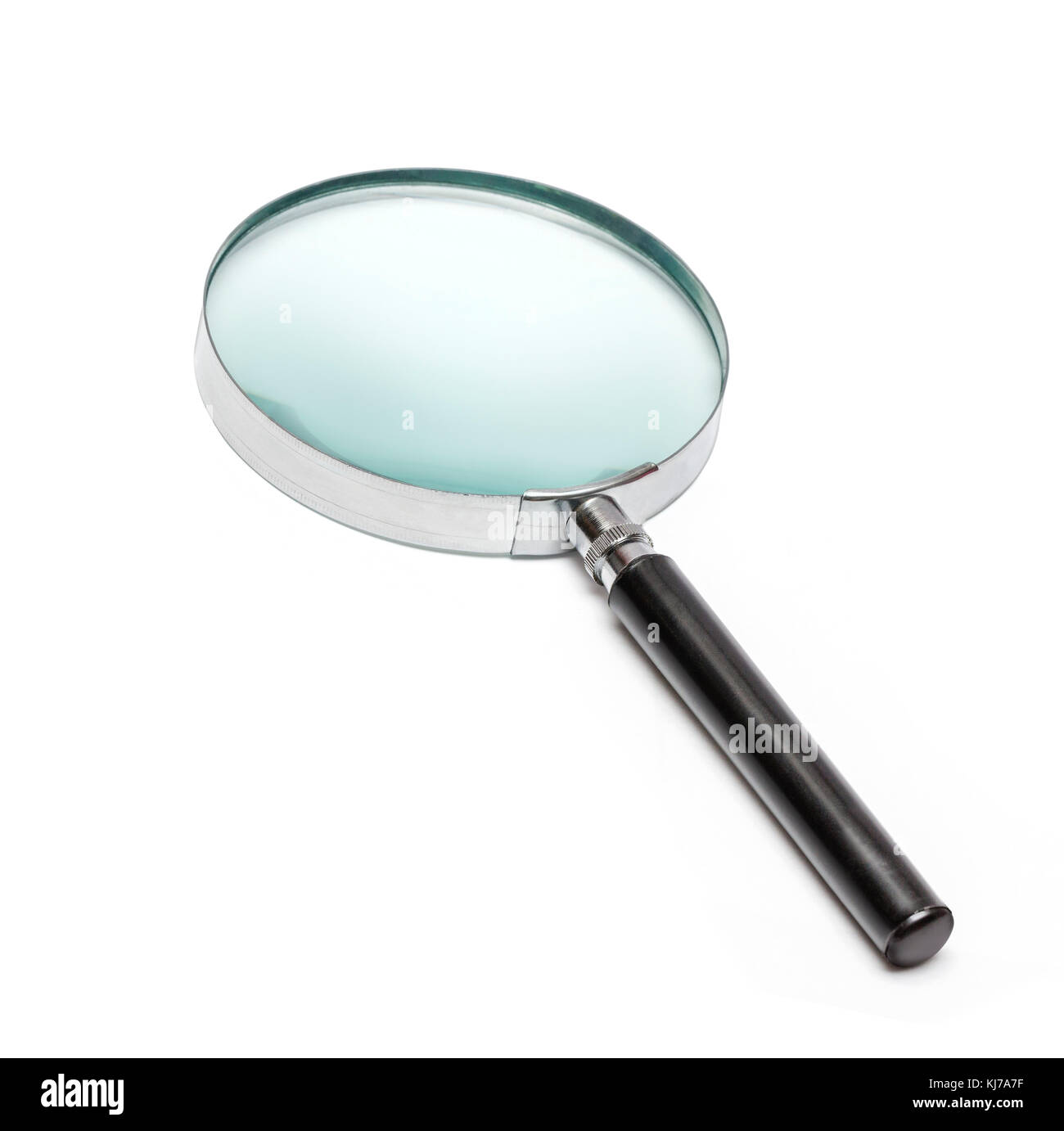 Magnifying glass isolated on white withclipping path Stock Photo - Alamy
