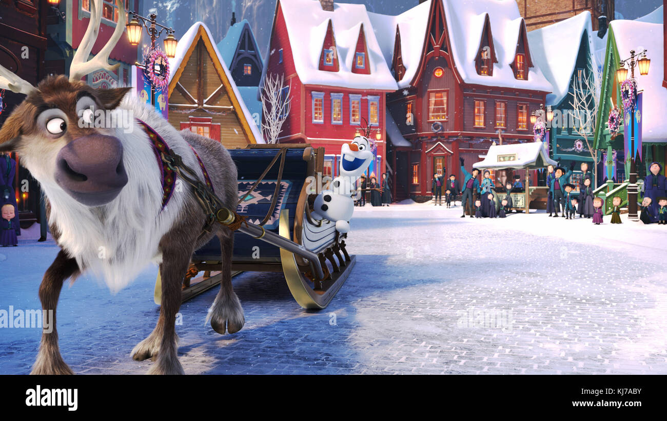 OLAF'S FROZEN ADVENTURE, Sven, Olaf (voice: Josh Gad), 2017. © Walt ...