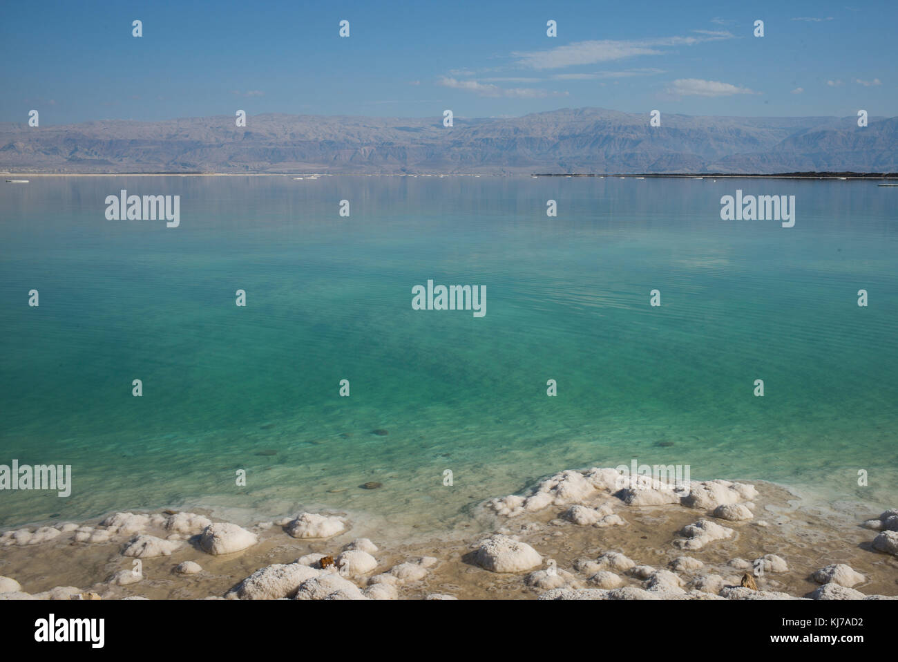 Scenic view of salt lake, Dead Sea, Israel Stock Photo - Alamy