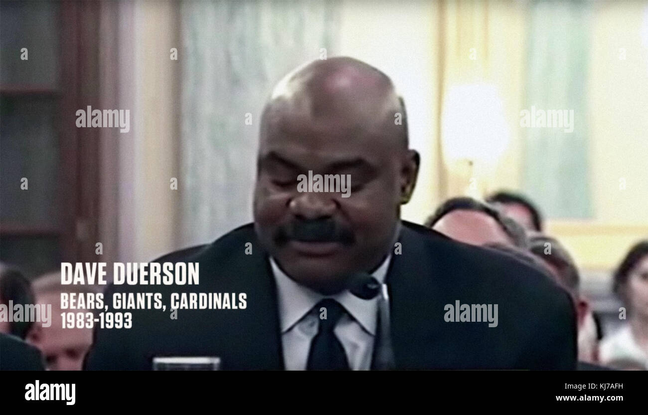 REQUIEM FOR A RUNNING BACK, Dave Duerson, 2017. ©Hydro Studios/Courtesy ...