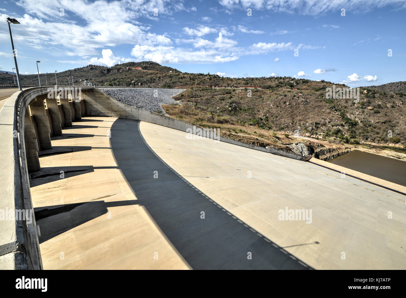 View from the Maguga Dam. Maguga Dam is a dam on the Komati River in ...