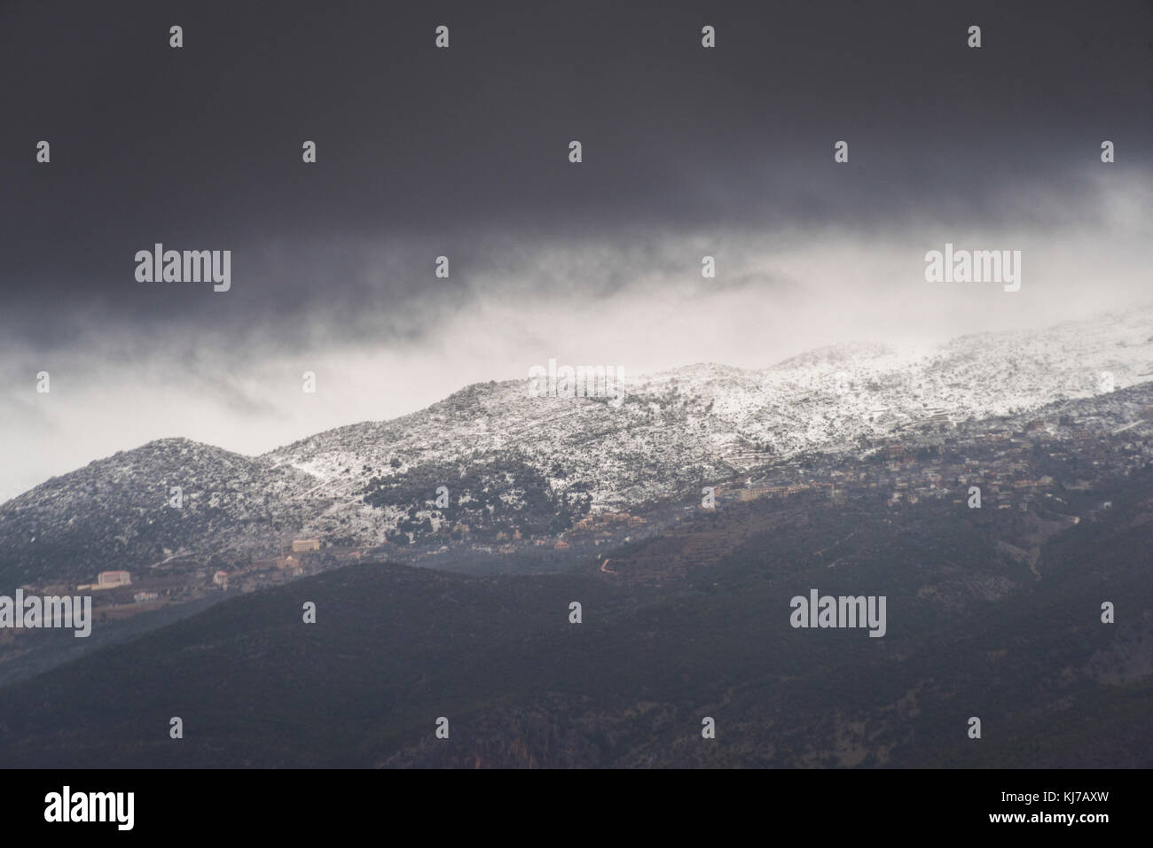 Scenics view of landscape, Metula, Northern District, Israel Stock ...
