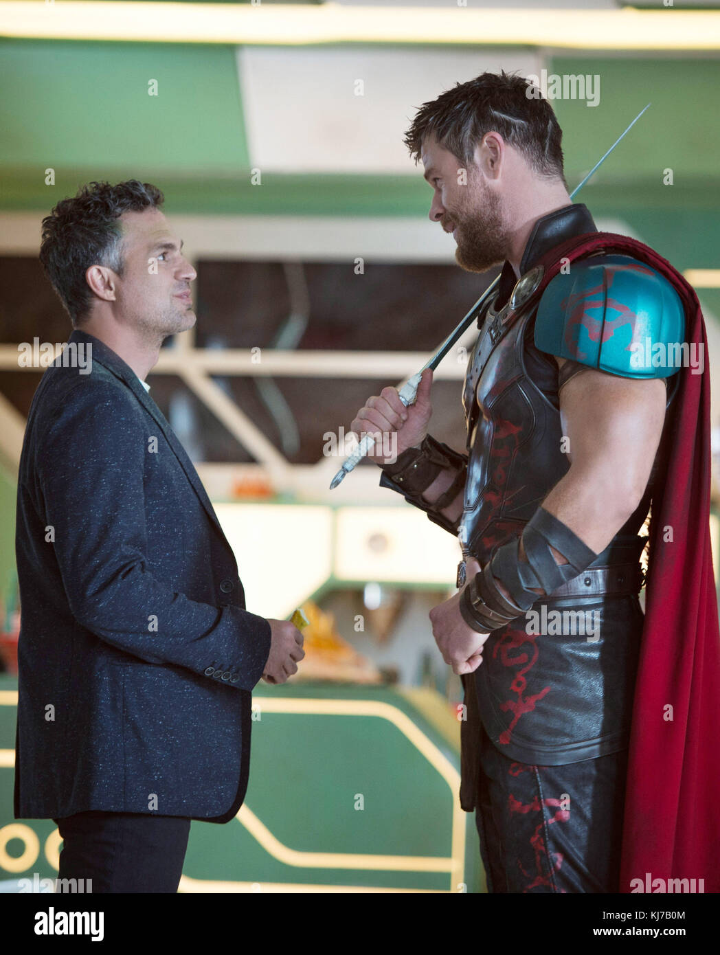 THOR: RAGNAROK, Mark Ruffalo as Bruce Banner, Chris Hemsworth, as Thor ...