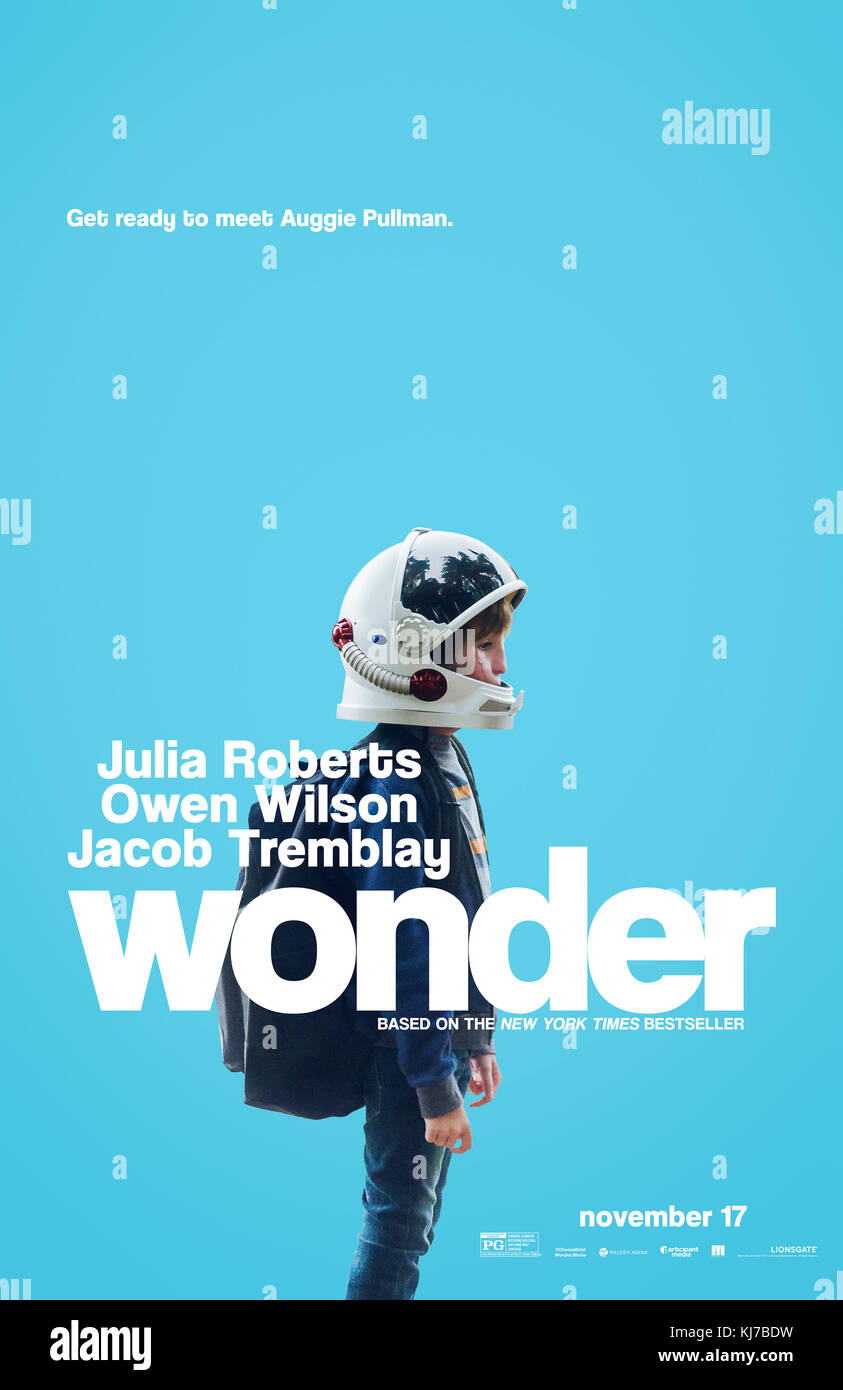 WONDER, US advance poster, Jacob Tremblay, 2017. © Lionsgate /Courtesy ...