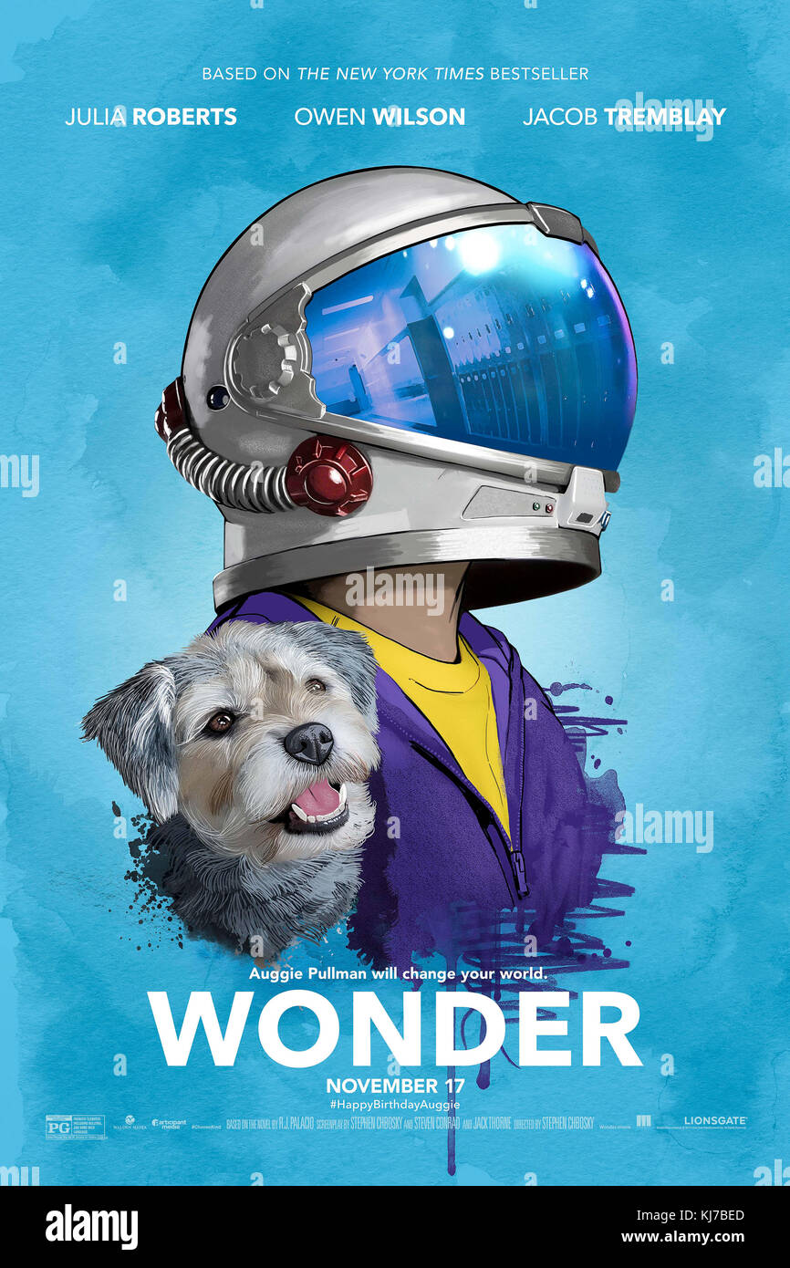 WONDER, US poster, Jacob Tremblay, 2017. © Lionsgate /Courtesy Everett ...