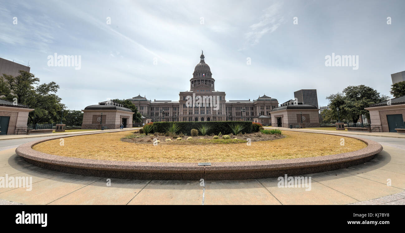 The Texas State Capitol Building in downtown Austin. The building was ...