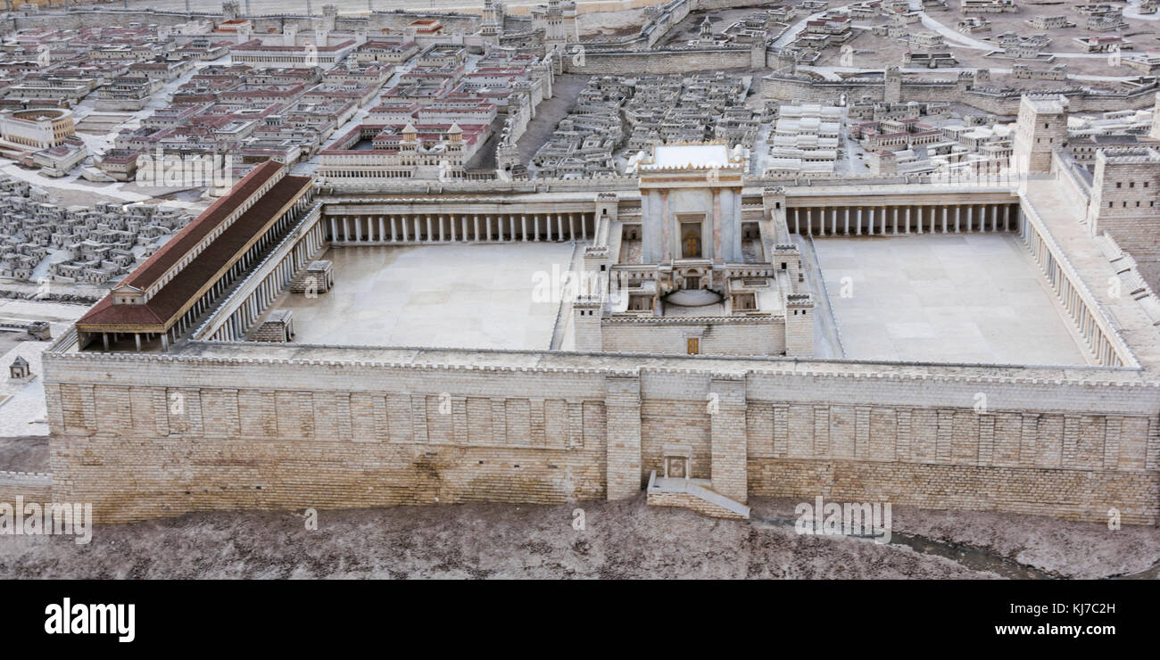 Second temple model hi-res stock photography and images - Alamy