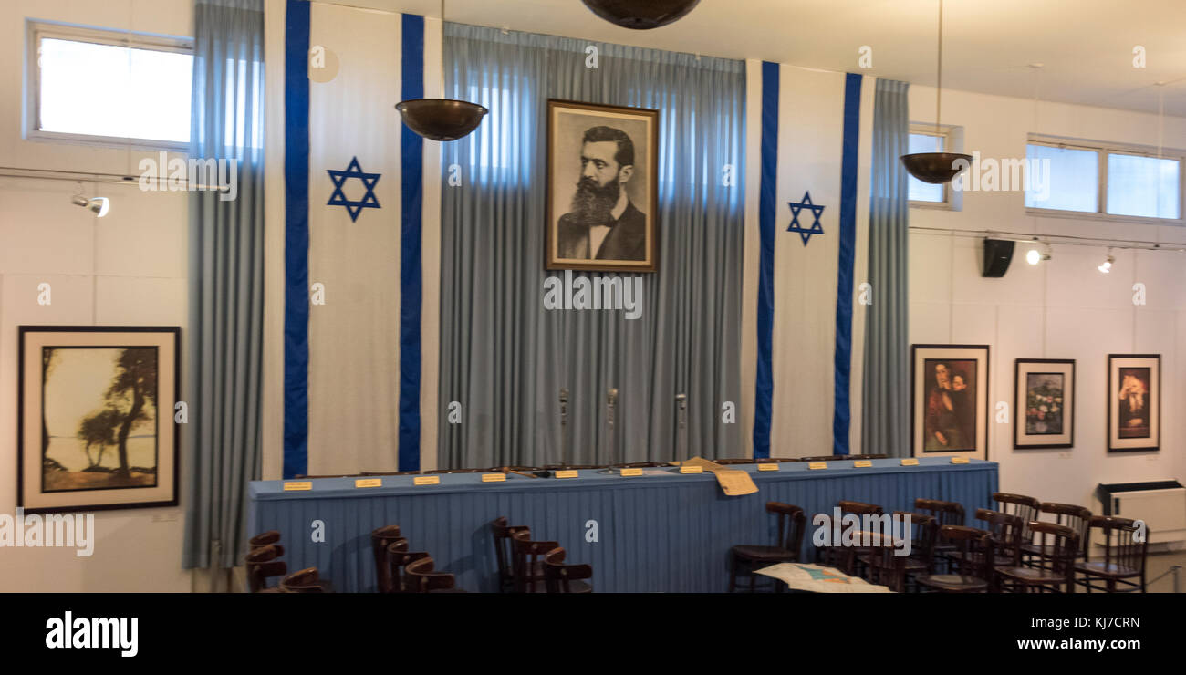 Picture of Theodor Herzl considered as father of the State of Israel ...