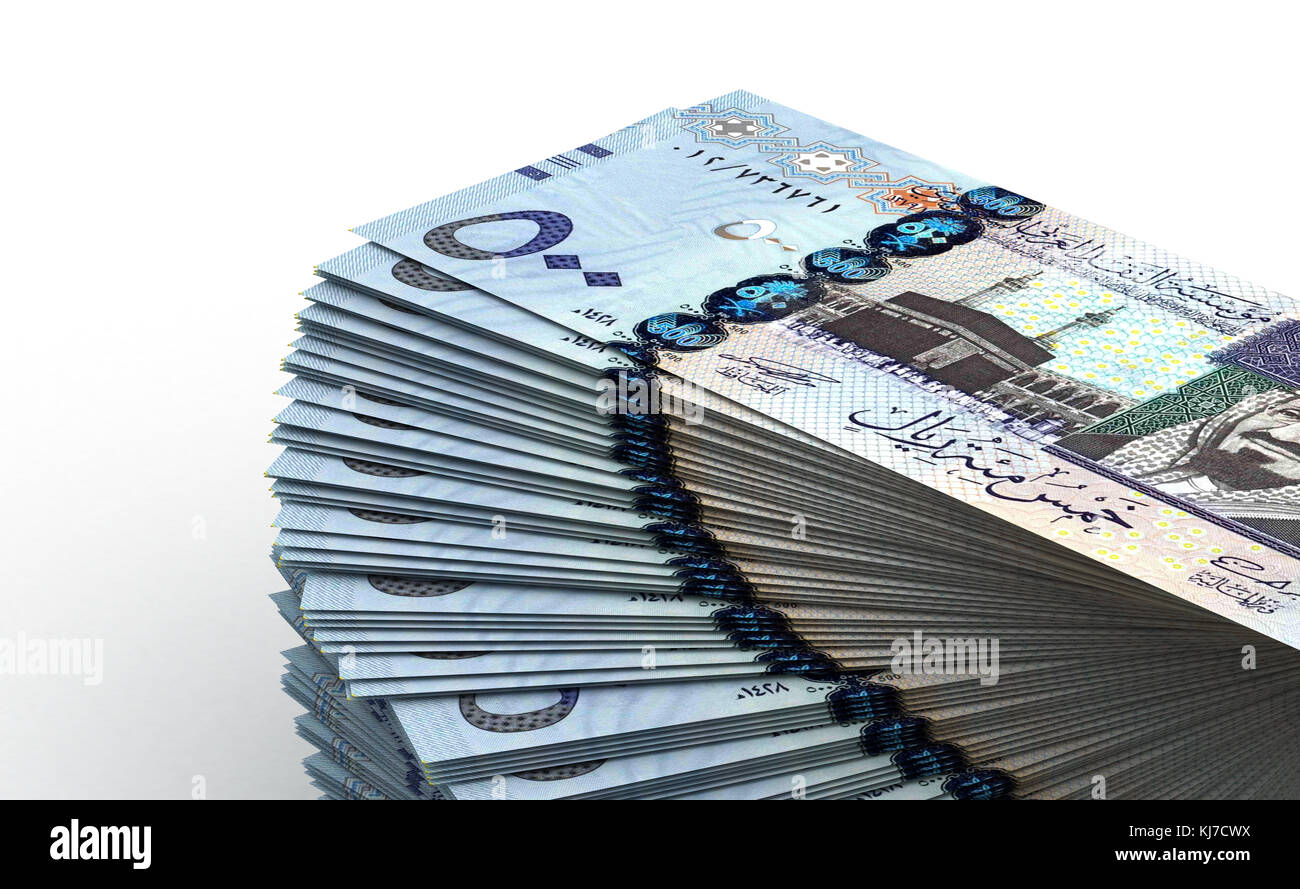 Saudi Money Stacks