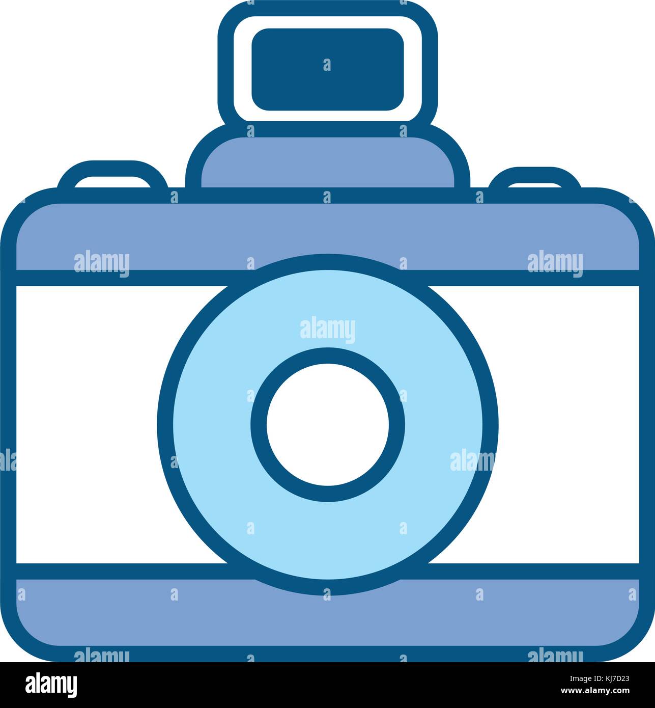 photographic camera device icon over white background colorful design ...