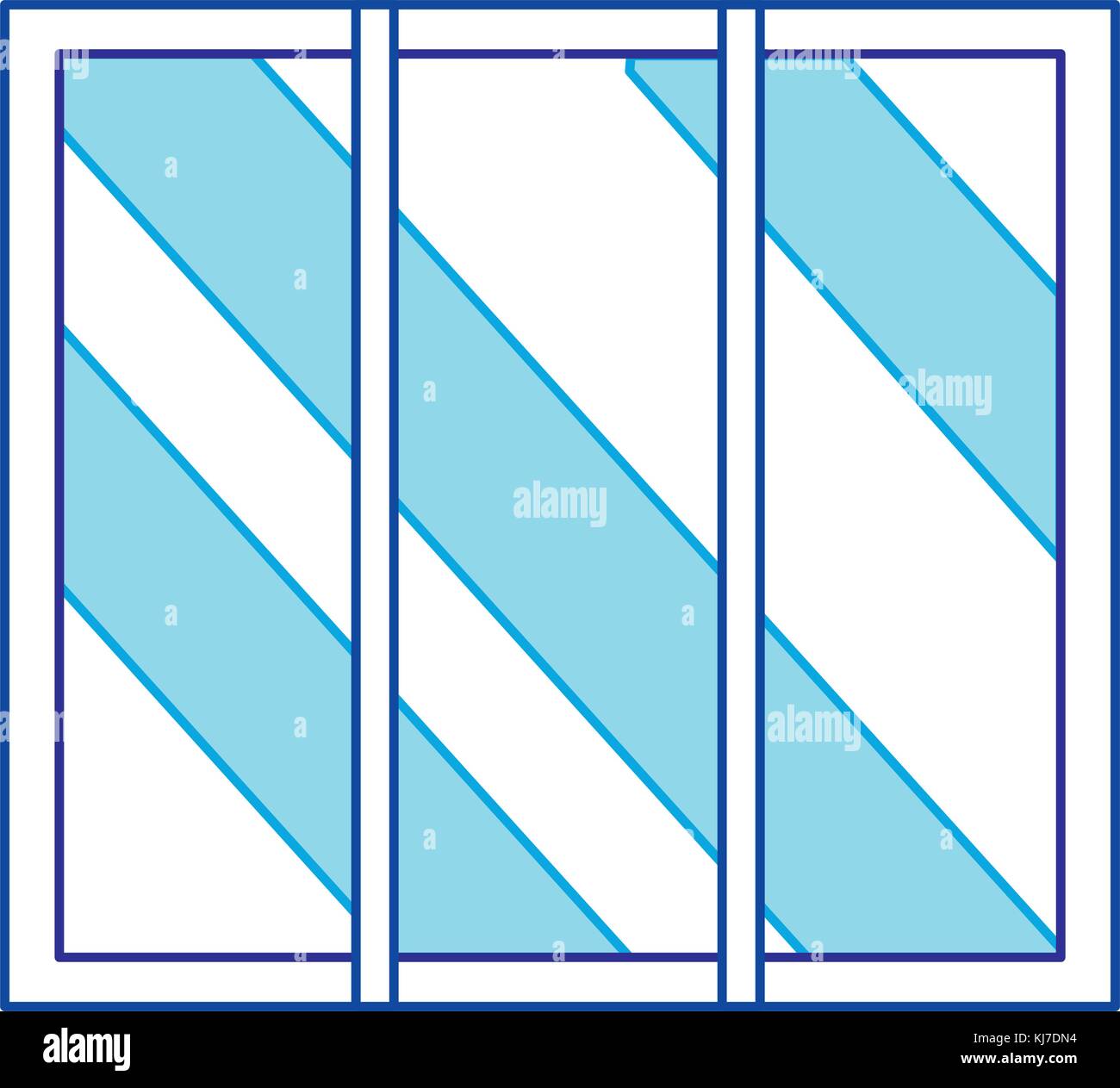 Window of interior home house and view theme Isolated design Vector ...