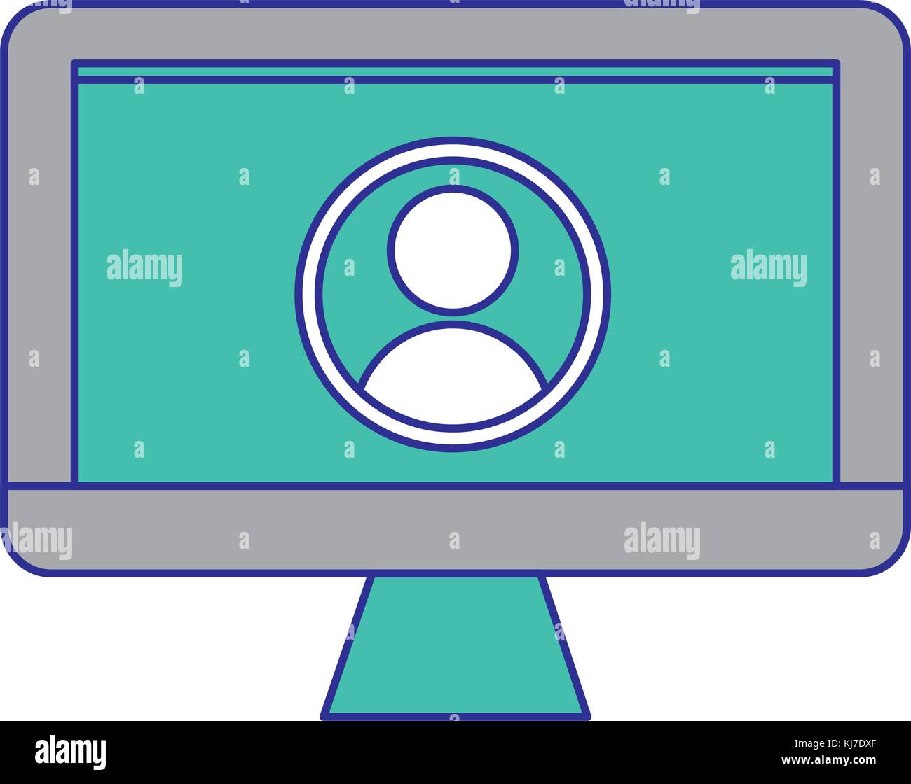 Computer of device gadget technology and electronic theme Isolated ...