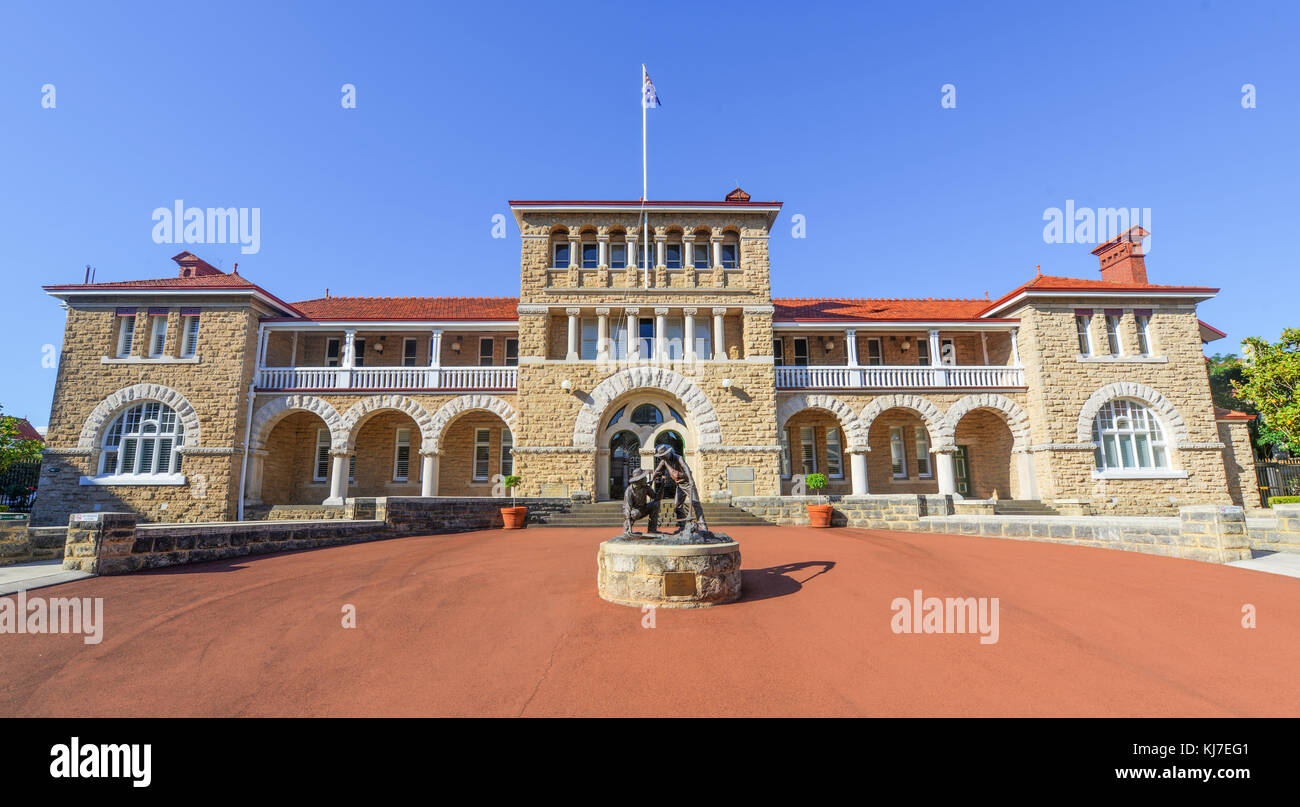Perth Mint building, one of three branches as part of the Royal ...