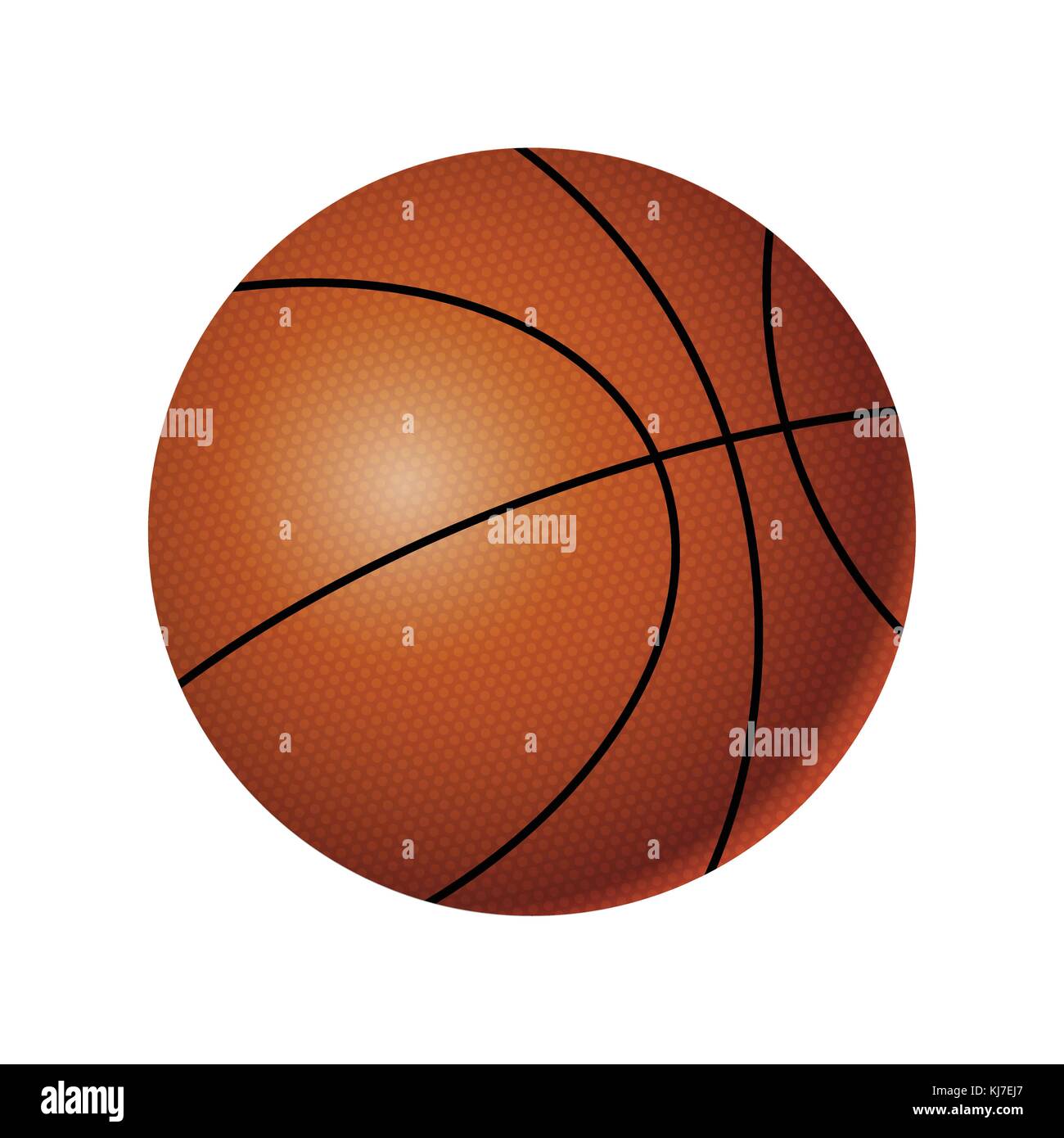 Basketball - modern vector realistic isolated object Stock Vector Image ...