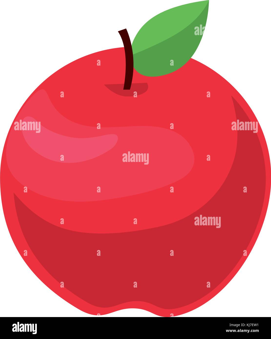 Apple of fruit healthy and organic food Isolated design Vector ...