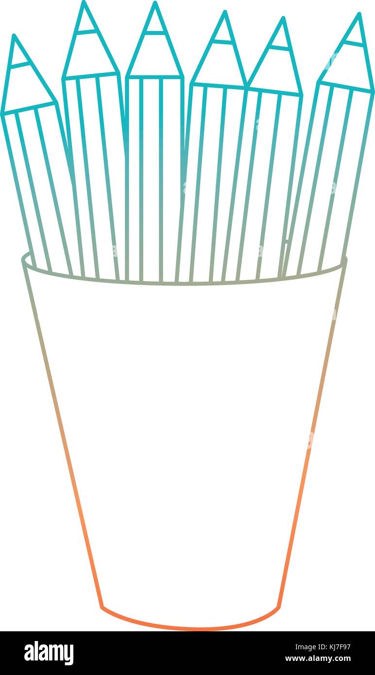 Isolated pencils design Stock Vector Image & Art - Alamy