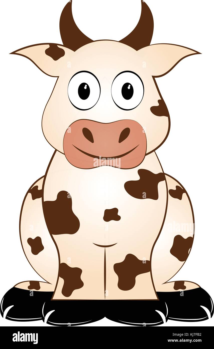 Isolated cow icon Stock Vector Image & Art - Alamy