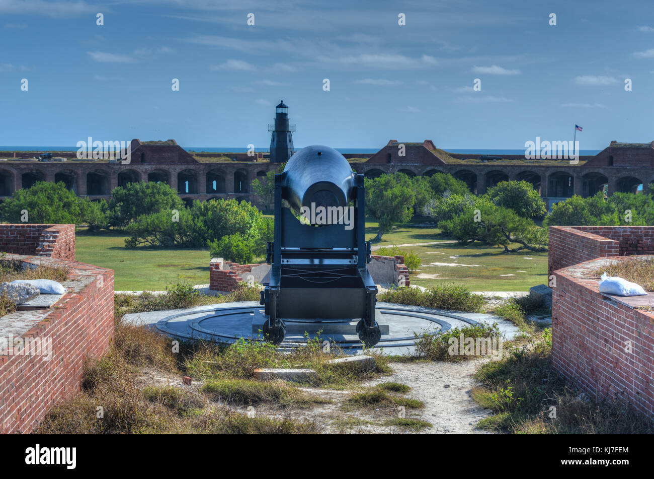 Civil war sea fort cannon hi-res stock photography and images - Alamy