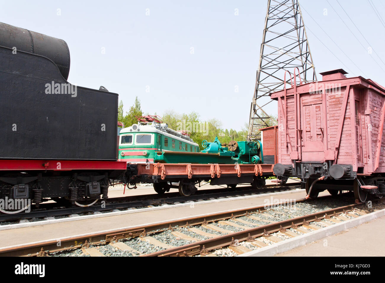 Photo of the Russian rail road coach Stock Photo - Alamy