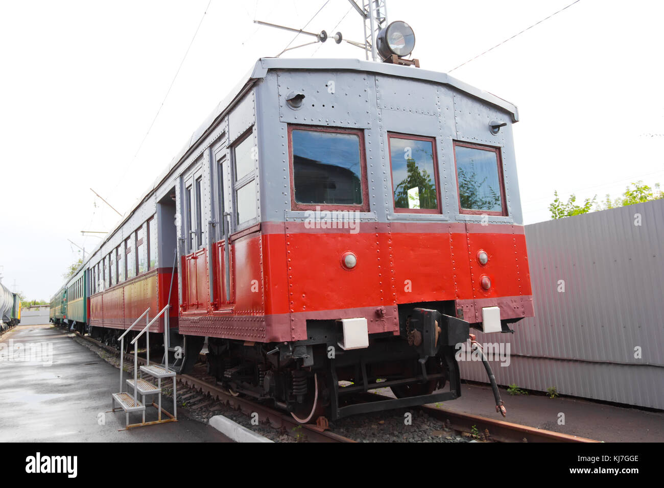 Photo of Russian rail road locomotive Stock Photo - Alamy