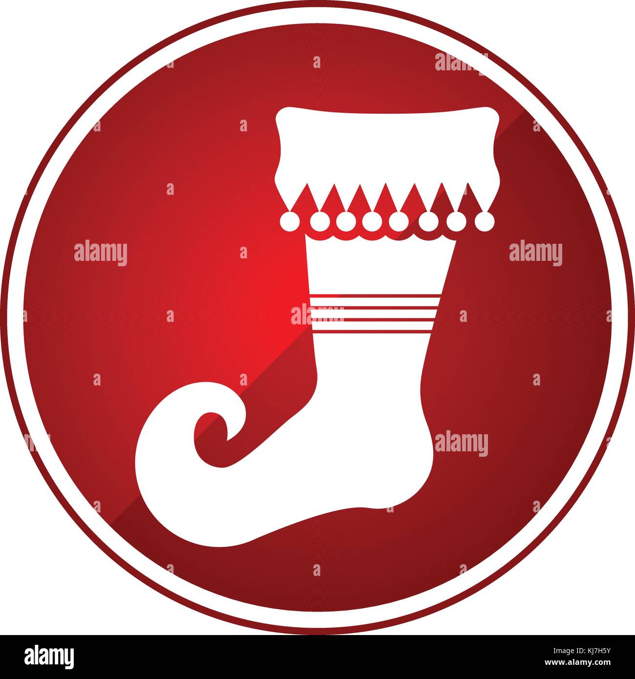 Christmas sock icon Stock Vector Image & Art - Alamy