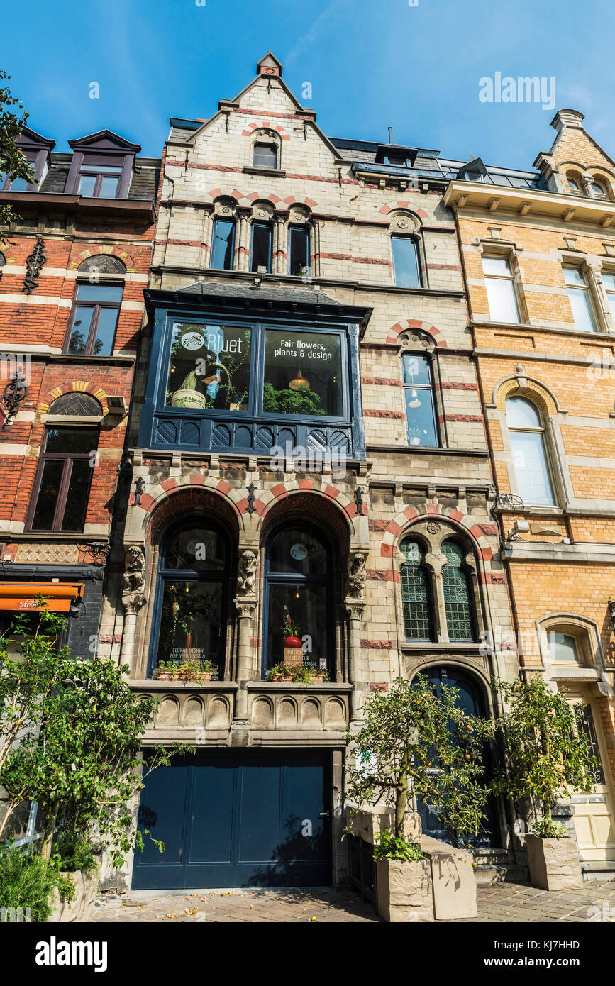 Typical building facade ghent hi-res stock photography and images - Alamy