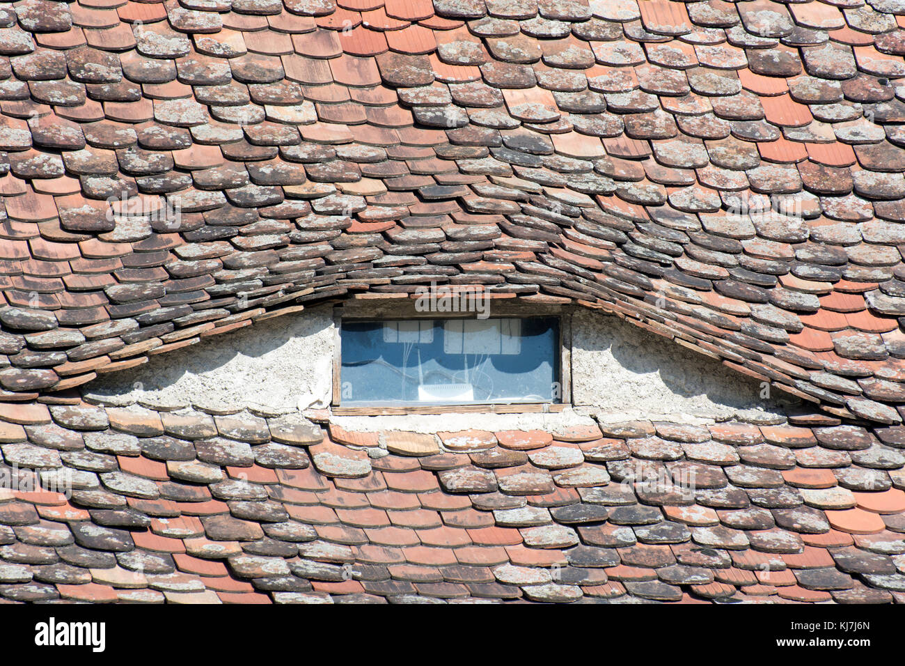 Sibiu eye, a small eye shaped attic windows in the rooftops of various ...