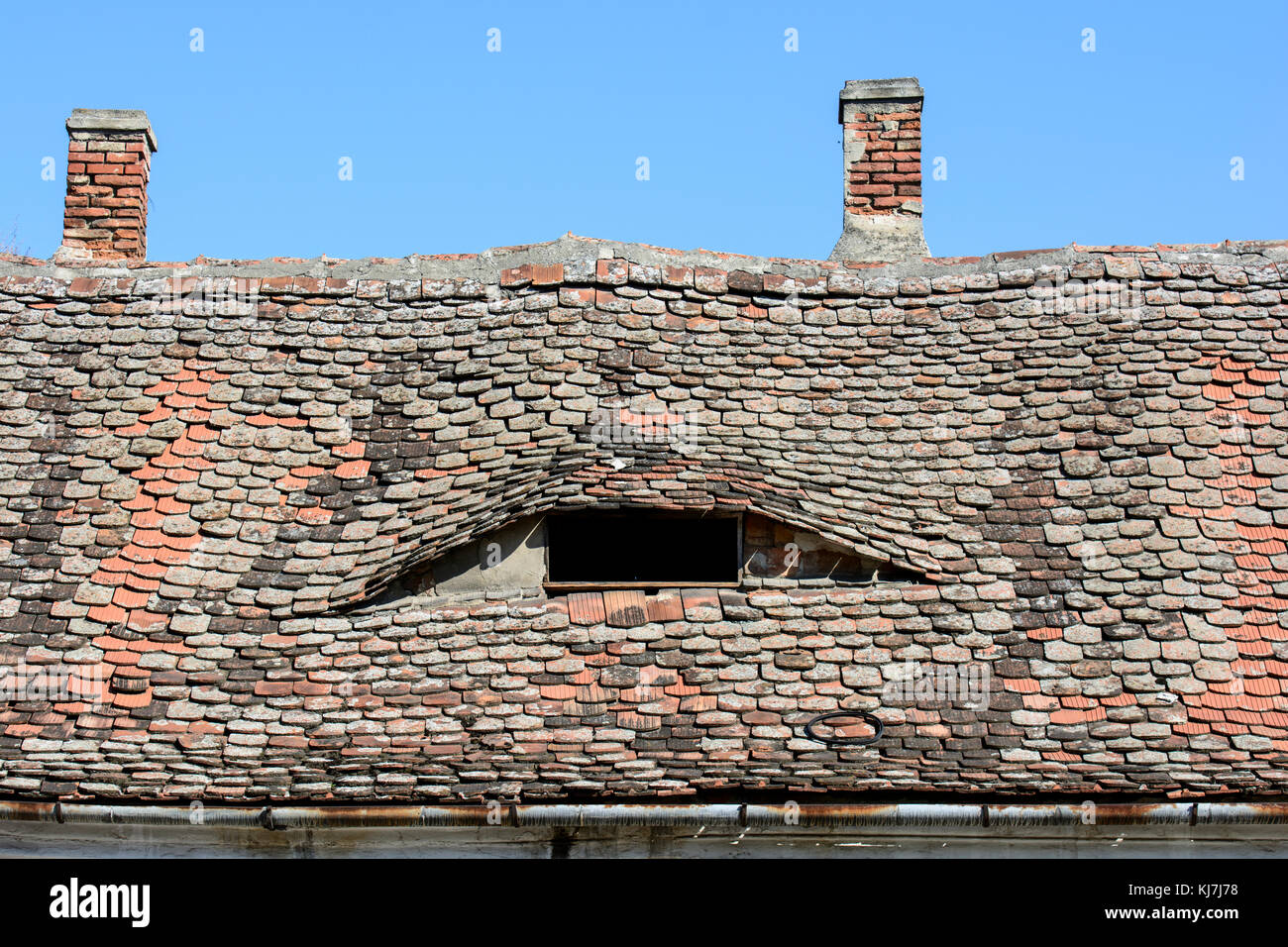 Sibiu eye, a small eye shaped attic windows in the rooftops of various ...