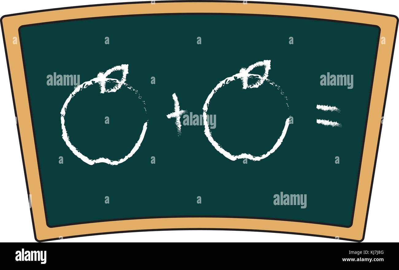 Blackboard of education classroom and school theme Isolated design ...