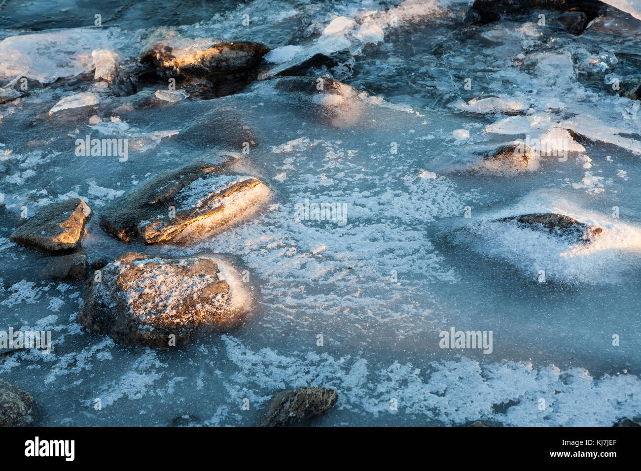 Ice blocks on shore hi-res stock photography and images - Alamy