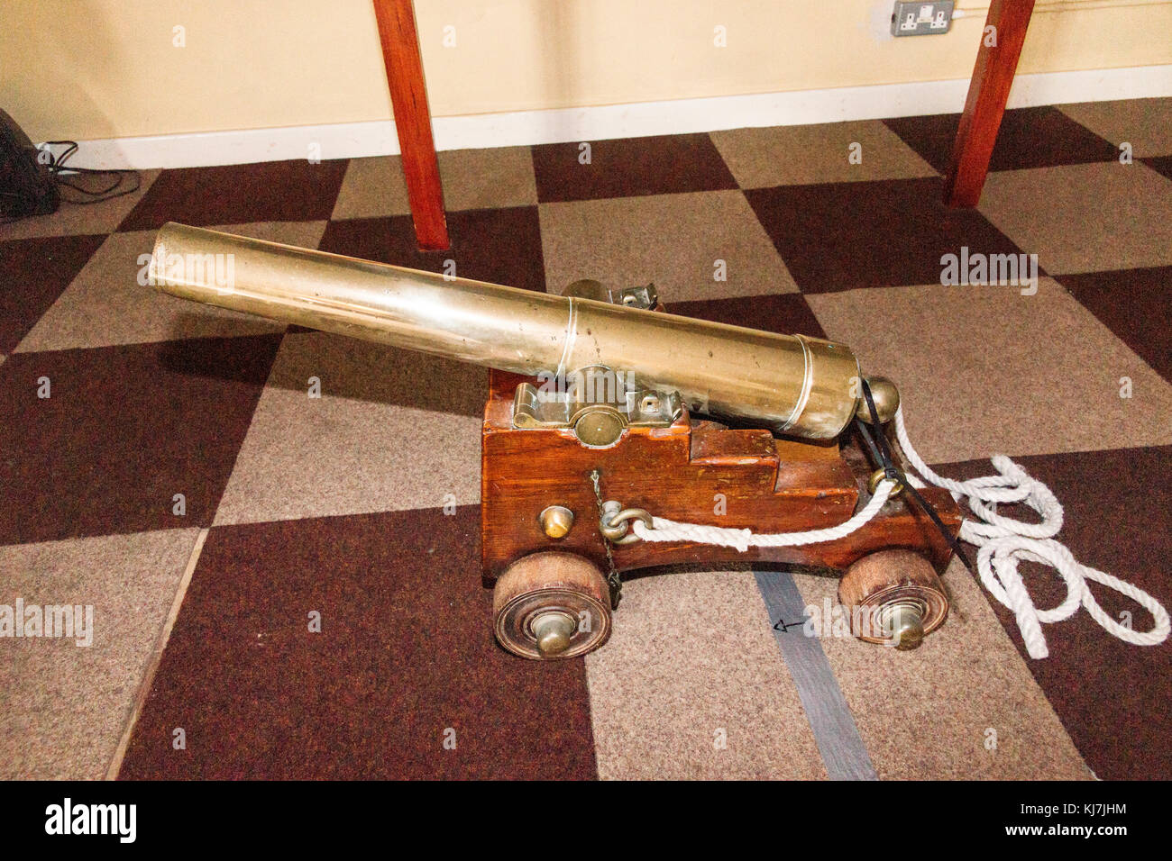 Ceremonial brass cannon Stock Photo - Alamy