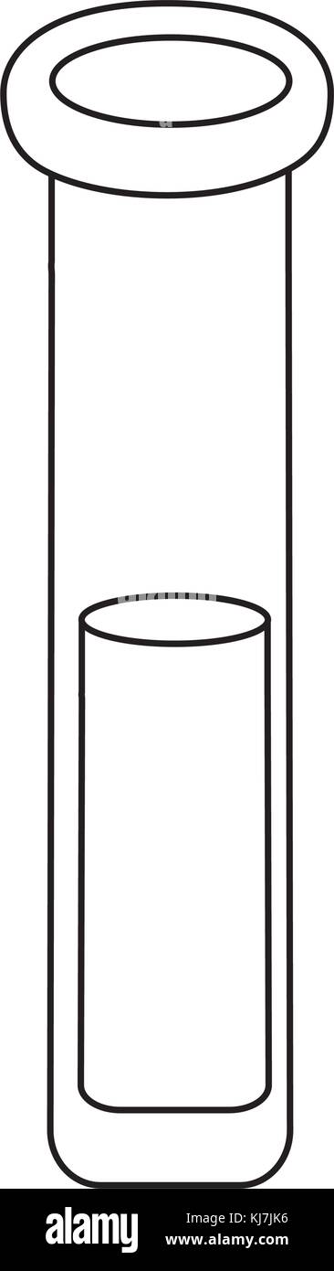 Flask of science laboratory and chemistry theme Isolated design Vector ...