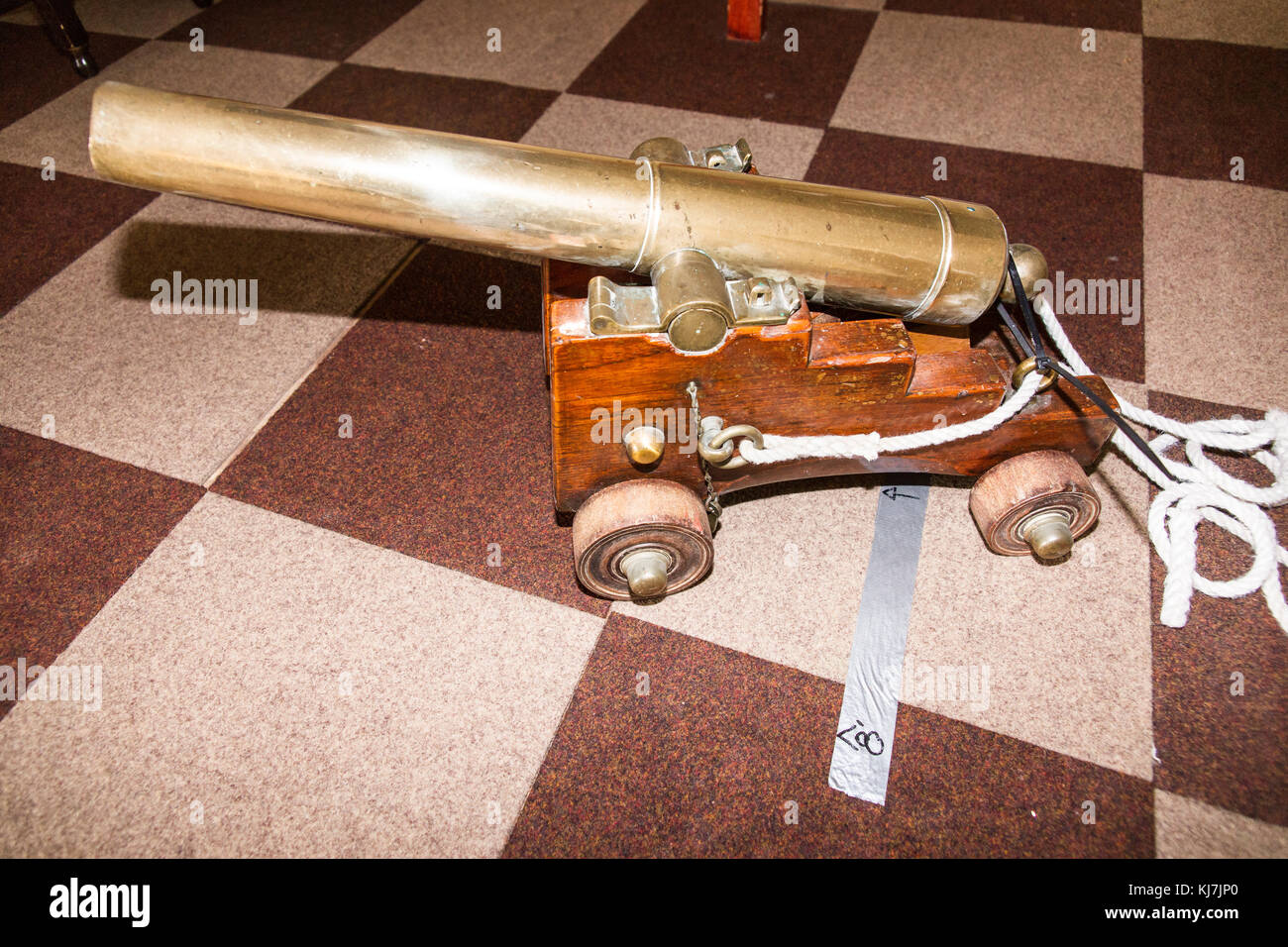 Ceremonial brass cannon Stock Photo - Alamy