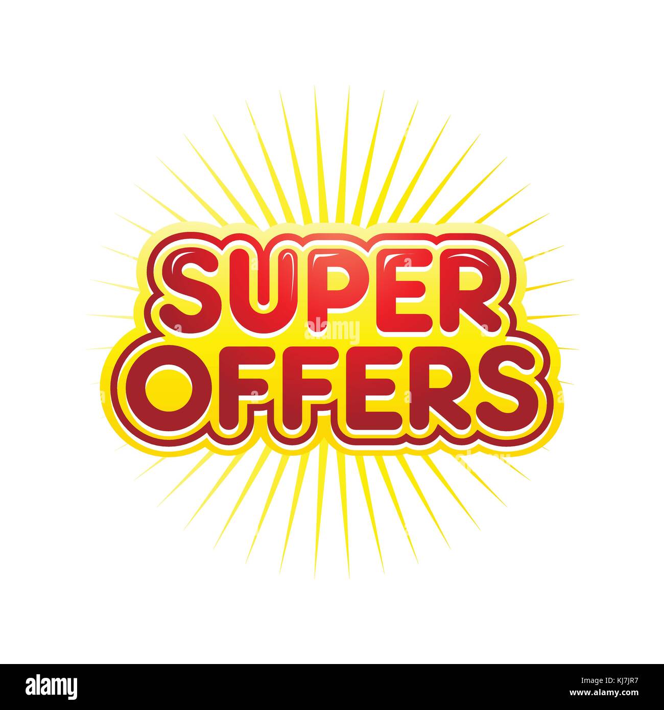 super offers with rays, offer illustration, offers design, illustration ...