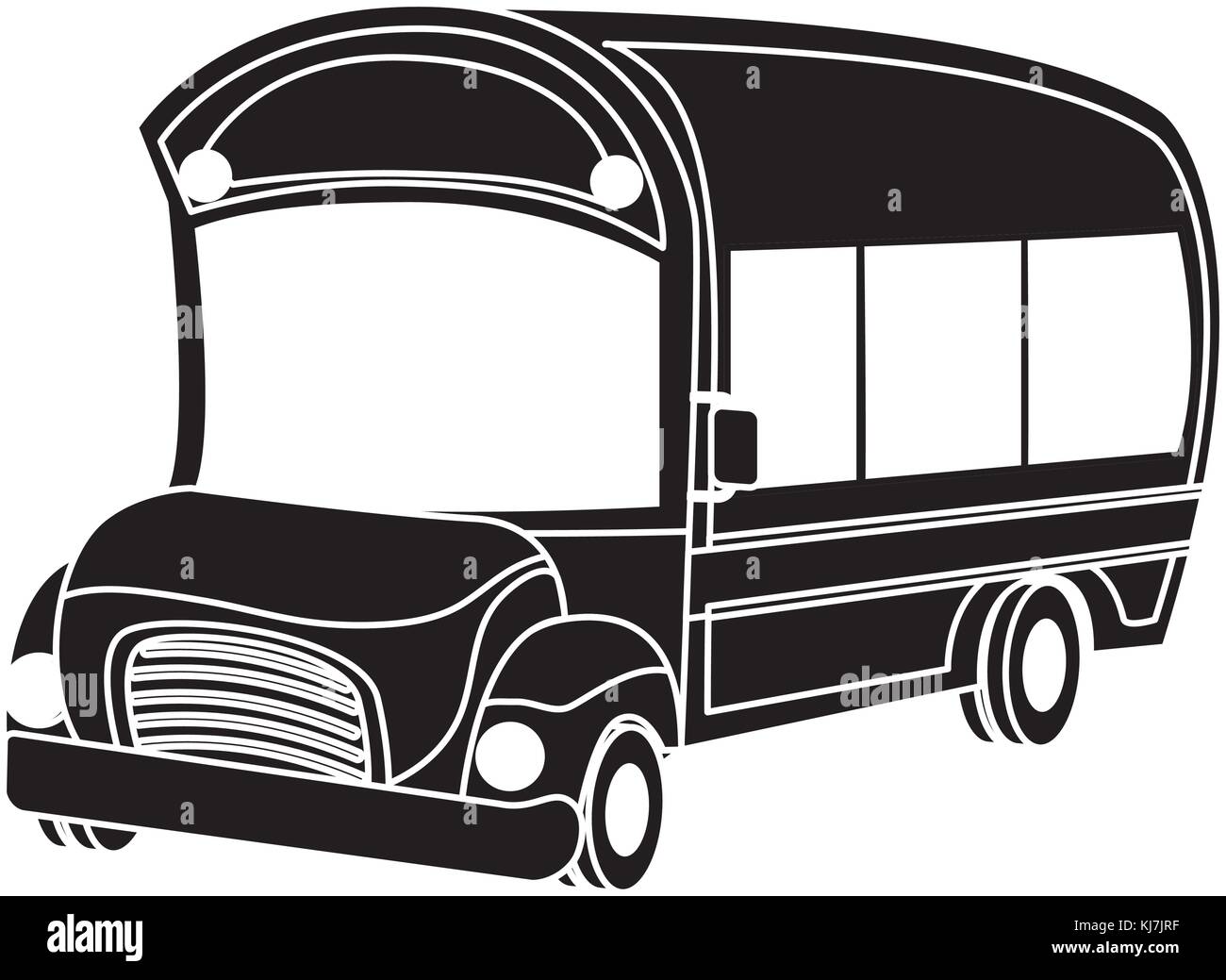 School bus of education learning and transportation theme Isolated ...