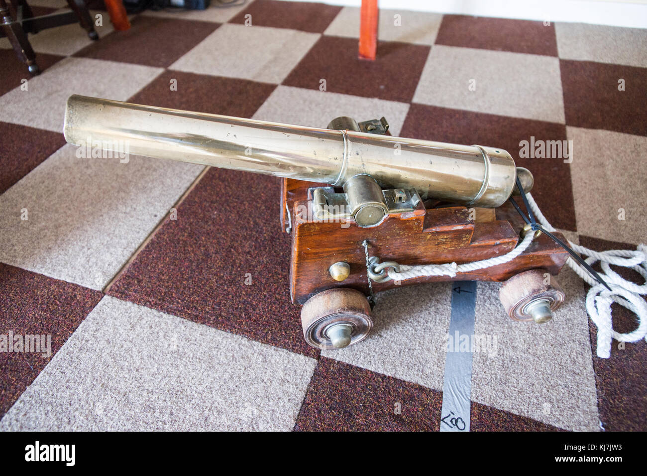 Ceremonial brass cannon Stock Photo - Alamy