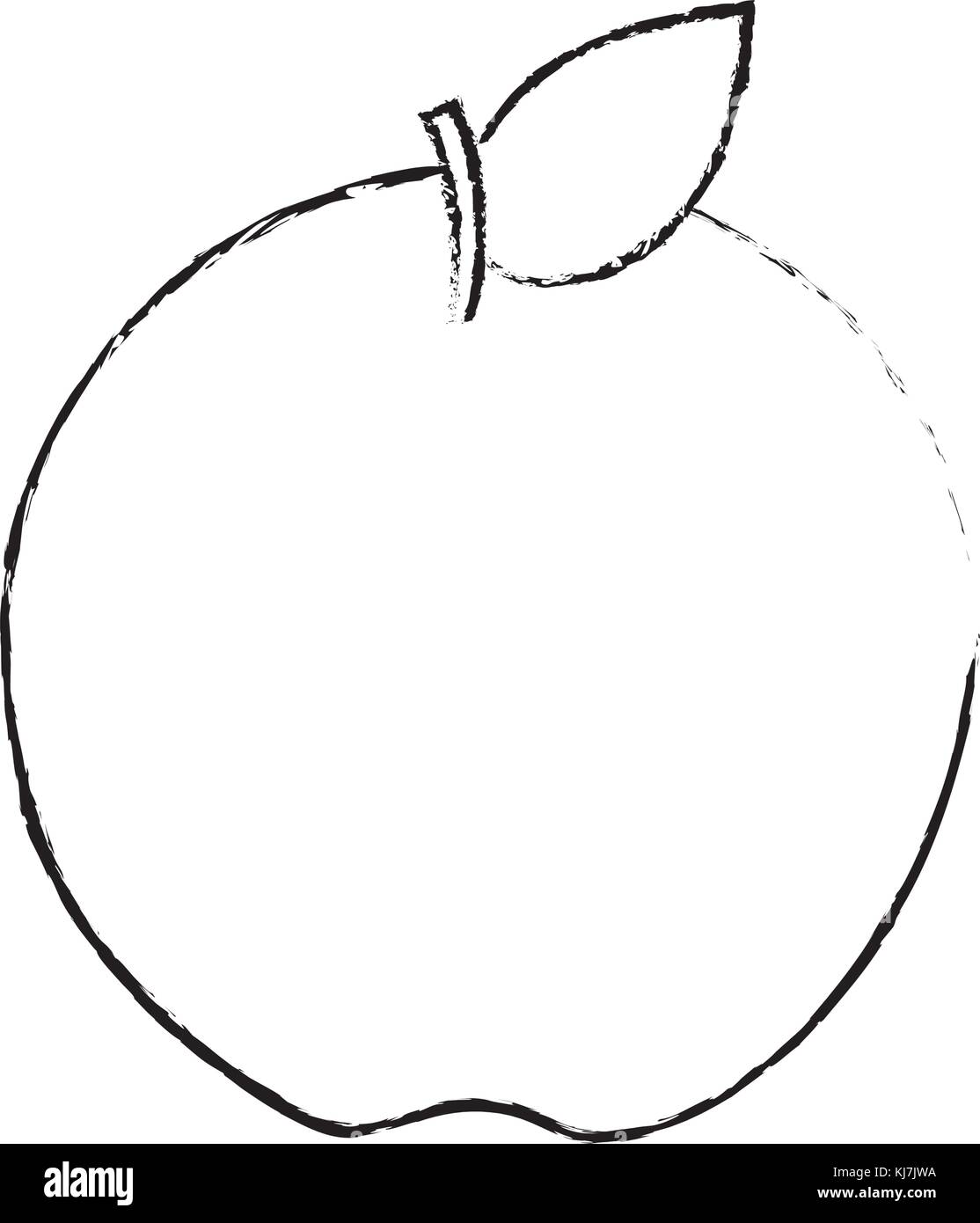 Apple of fruit healthy and organic food Isolated design Vector ...