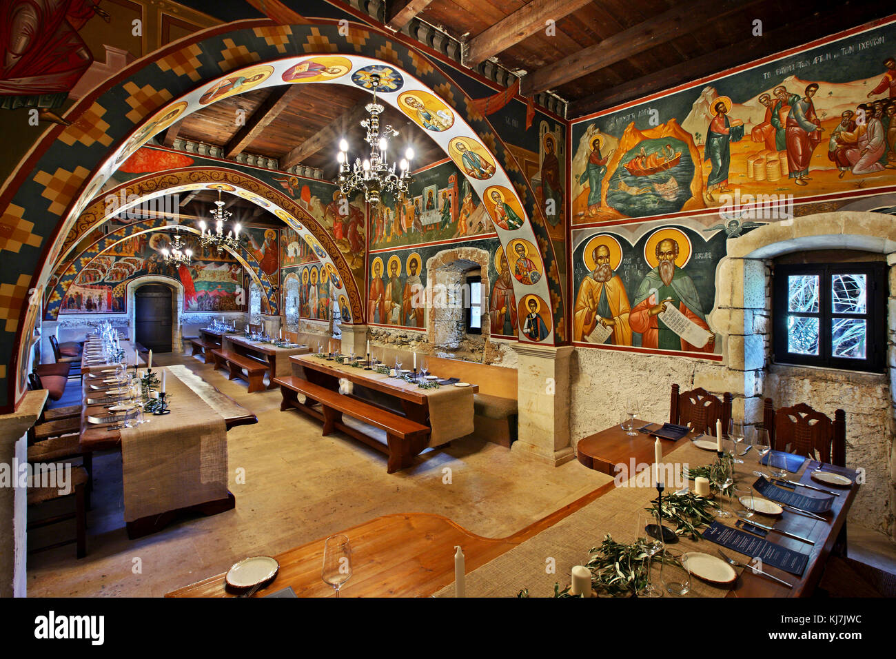 Refectory at monastery hi-res stock photography and images - Alamy
